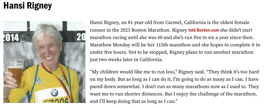 USATF PacificRR PA’s Hansi Rigney Featured in Boston.com Inspirational ...