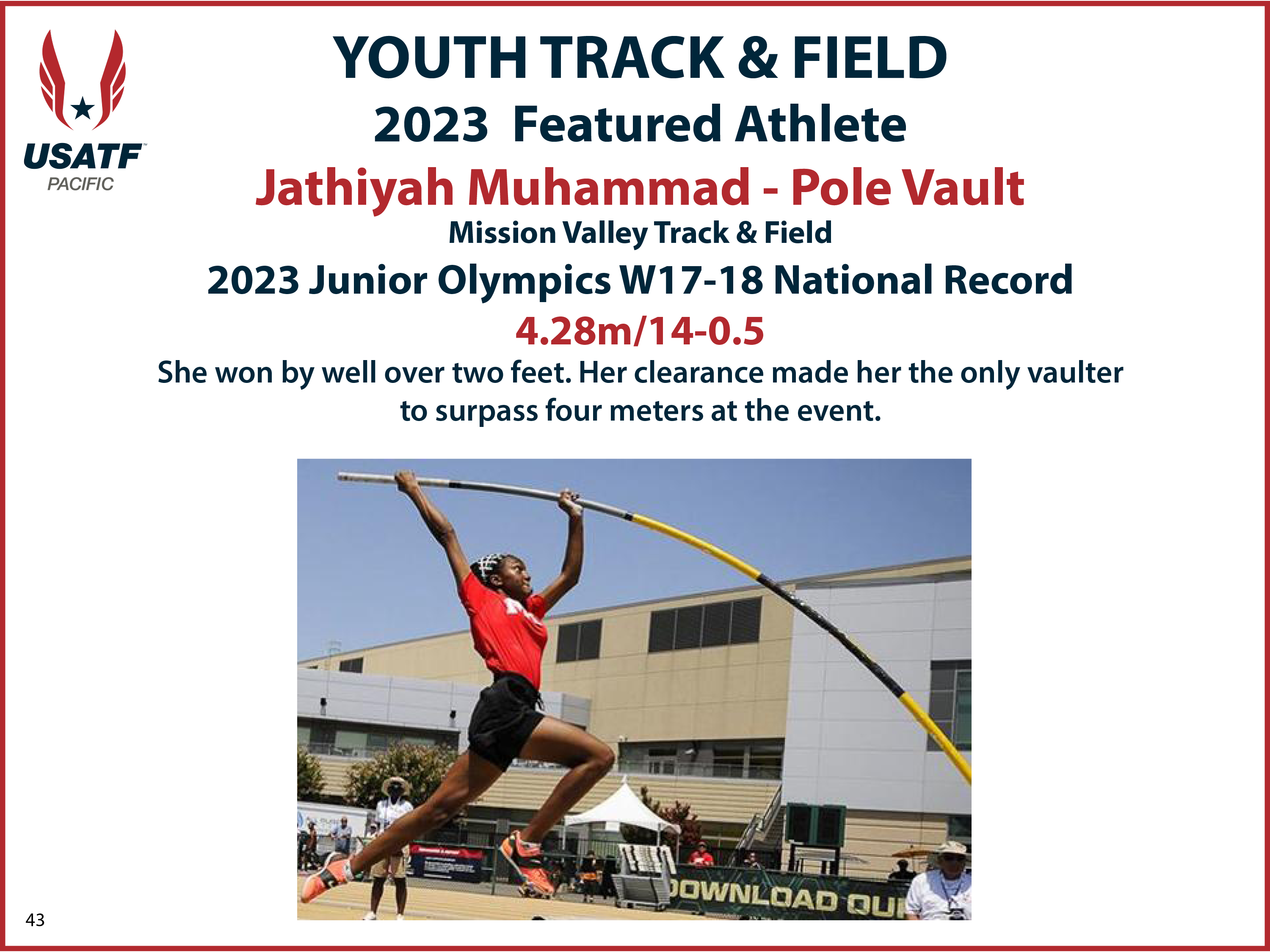 USATF Pacific127YTFJathiyahMuhammadPVnatl.JOREcord